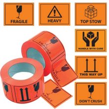 Fluoro Loading Instruction Labels | Packaging Tapes | Adhesive Tapes ...