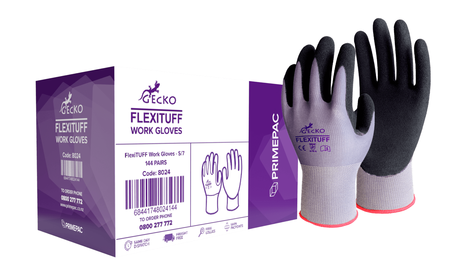 Flexituff Latex Coated Gloves | General Purpose Gloves | Health & Safety | Primepac